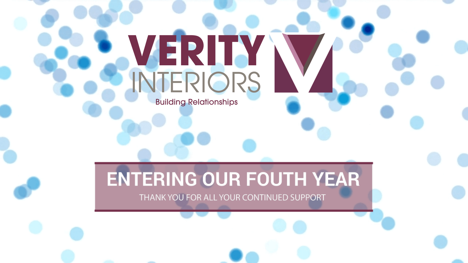 Verity Interiors is 3 Years Old - Verity Interiors
